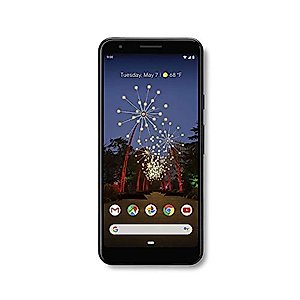Google Pixel 3a with 64GB Memory Cell Phone GSM Unlocked (No Bootloader) - Just Black (Renewed)