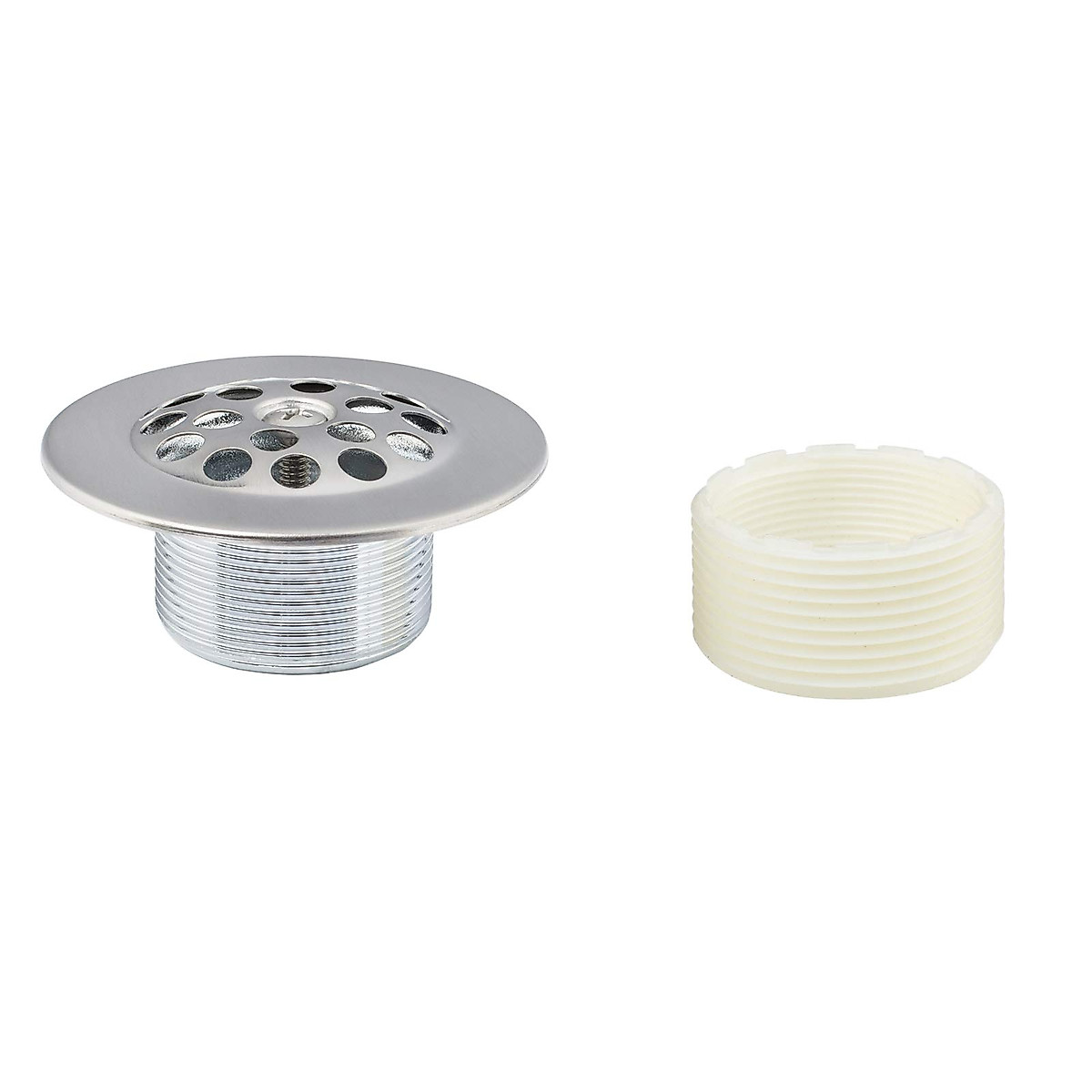 Artiwell Trip Lever Tub Trim Kit Set With Trip Lever Overflow Face Plate, Trip Lever Bathtub Drain with Strainer, Overflow and Matching Screws (BRUSHED NICKEL)