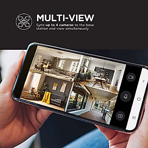 Home Zone Security ES06569G ES06569G 1080p Full HD Outdoor Wi-Fi Battery-Operated Smart Security Cameras System