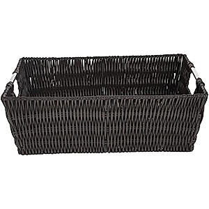 Whitmor Rattique Shelf Tote Espresso