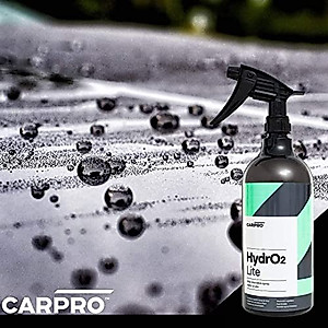 CARPRO HydrO2 Lite Touchless Silica Sealant - Spray-On and Rinse-Off Automotive Paint Sealant - Ready to Use Formula - Liter with Sprayer (34oz)
