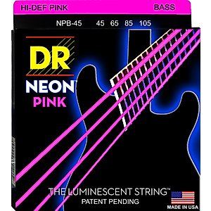 DR Strings HI-DEF NEON Bass Guitar Strings (NPB-45)
