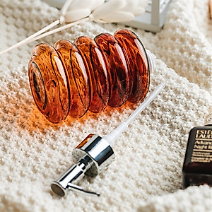 Soap Pump Dispenser 300ml Glass Soap Dispenser Bathroom Shampoo Bottle Home Lotion Liquid Soap Dispenser, Home Hotel Bathroom Toilet Accessories Bottles Dispenser (Color : Brass)