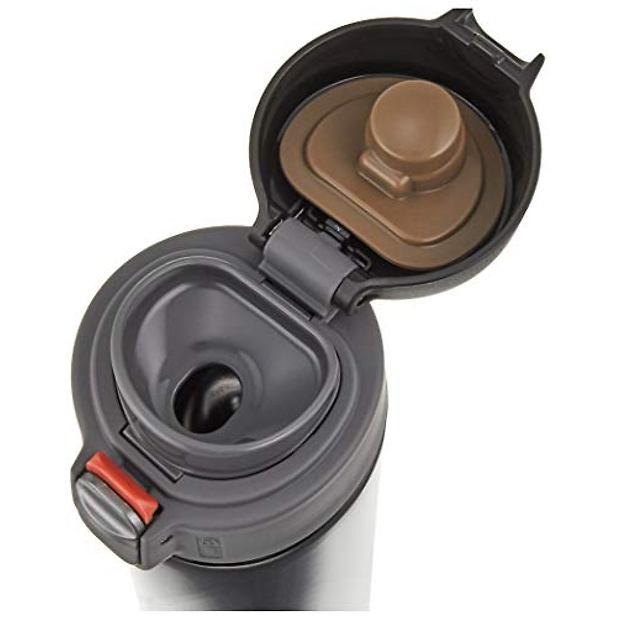 Tiger Thermos Bottle MMJ-A482KJ TIGER Mug Bottle, 16.2 fl oz (480 ml), Sahara One-Touch Lightweight, Black