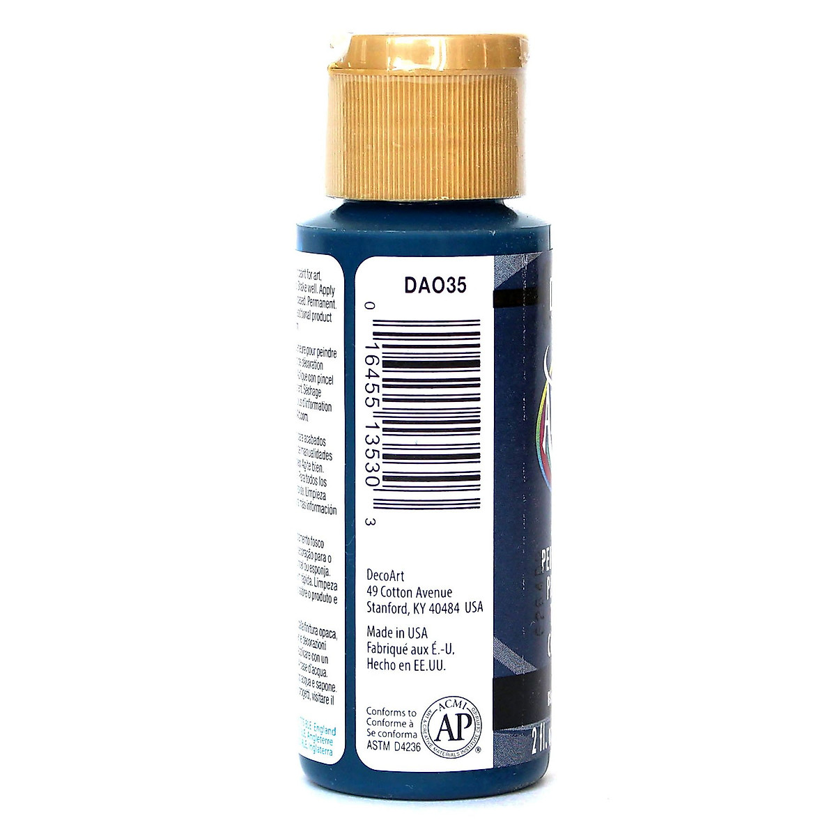 DecoArt Americana Acrylic Paint, 2-Ounce, Navy Blue