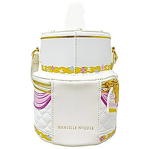 Danielle Nicole X Disney Tangled Wedding Cake Crossbody Bag - Fashion Cosplay Disneybound Cute Crossbody Bags, Multicolor