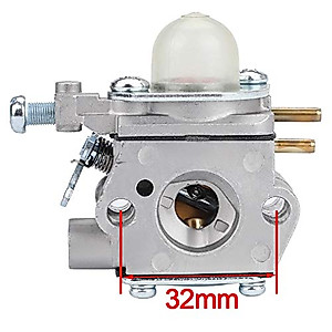 Hipa 753-06190 Carburetor for Troy Bilt TB21EC TB22 TB22EC TB32EC TB42BC TB80EC TB2040XP Trimmer Weedeater Yard Man Y25 Y2500 Y2550EC Y2700EC Y2900EC Y60 YM21CS YM71SS Sears Craftsman WT-973