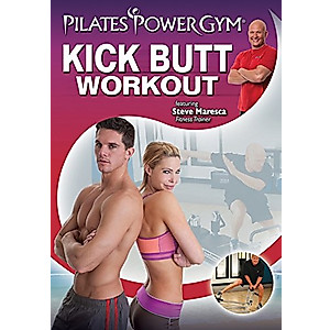 Pilates Power Gym 'Extreme' 10 DVD Celebrity Trainer Set Featuring Kristin McGee, Steve Maresca, Marlo Fisken and More