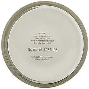 St James of London Black Pepper & Lime Shave Cream Jar, 5.07oz