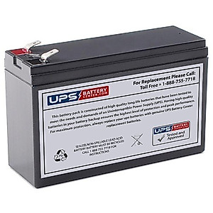 12V 6.5Ah Sealed Lead Acid Battery Length: 151mm (5.94") / Width: 51mm (2.01") / Height: 95mm (3.74") by UPSBatteryCenter