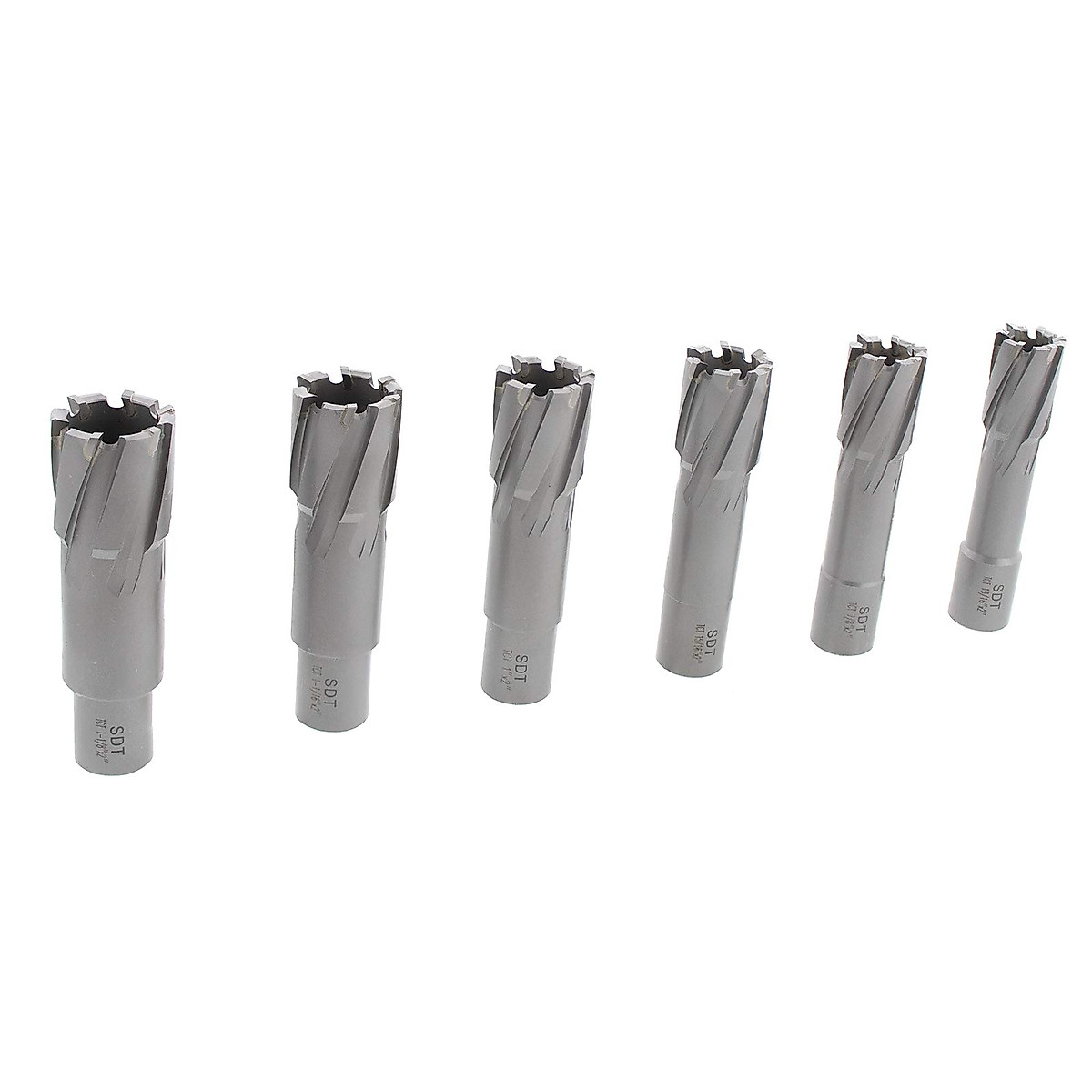 Steel Dragon Tools 13pc. Tungsten Carbide Tipped Annular Cutter Kit 2" Depth and 1/2 in. to 1-1/16 in.