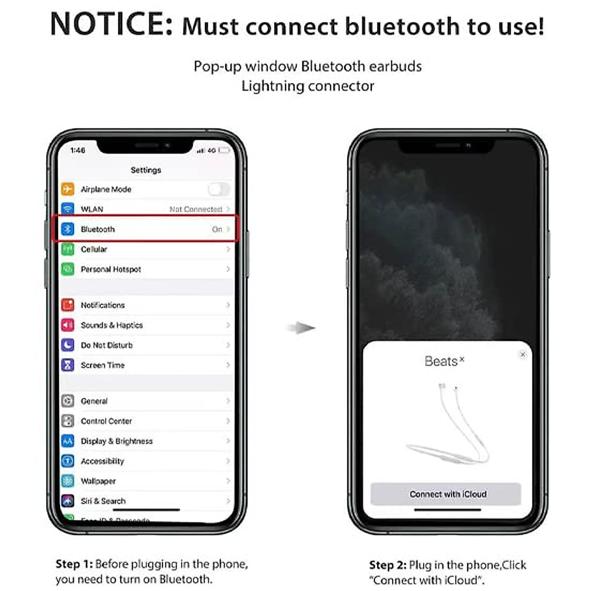 Fjwvner Earbuds Headphones for iPhone 13/13Pro/12/12 Mini/12 Pro Max/11/11Pro in Ear Earphones, Microphone Stereo NoiseIsolating Earphones Compatible with iPhone 7/8/8 Plus/X/XS/XR/XS Max/iPad