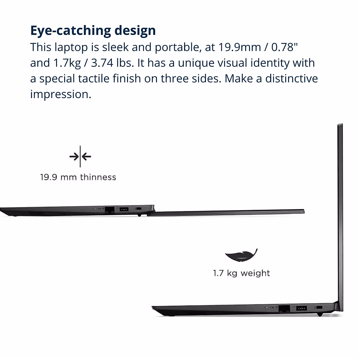 Lenovo V15 Business Laptop • 32GB RAM • 1TB SSD • Intel 4-core Processor • 15.6" FHD • Ethernet Port • HDMI • Windows 11 Pro • Sleek Design • Effortless Elegance (Renewed)