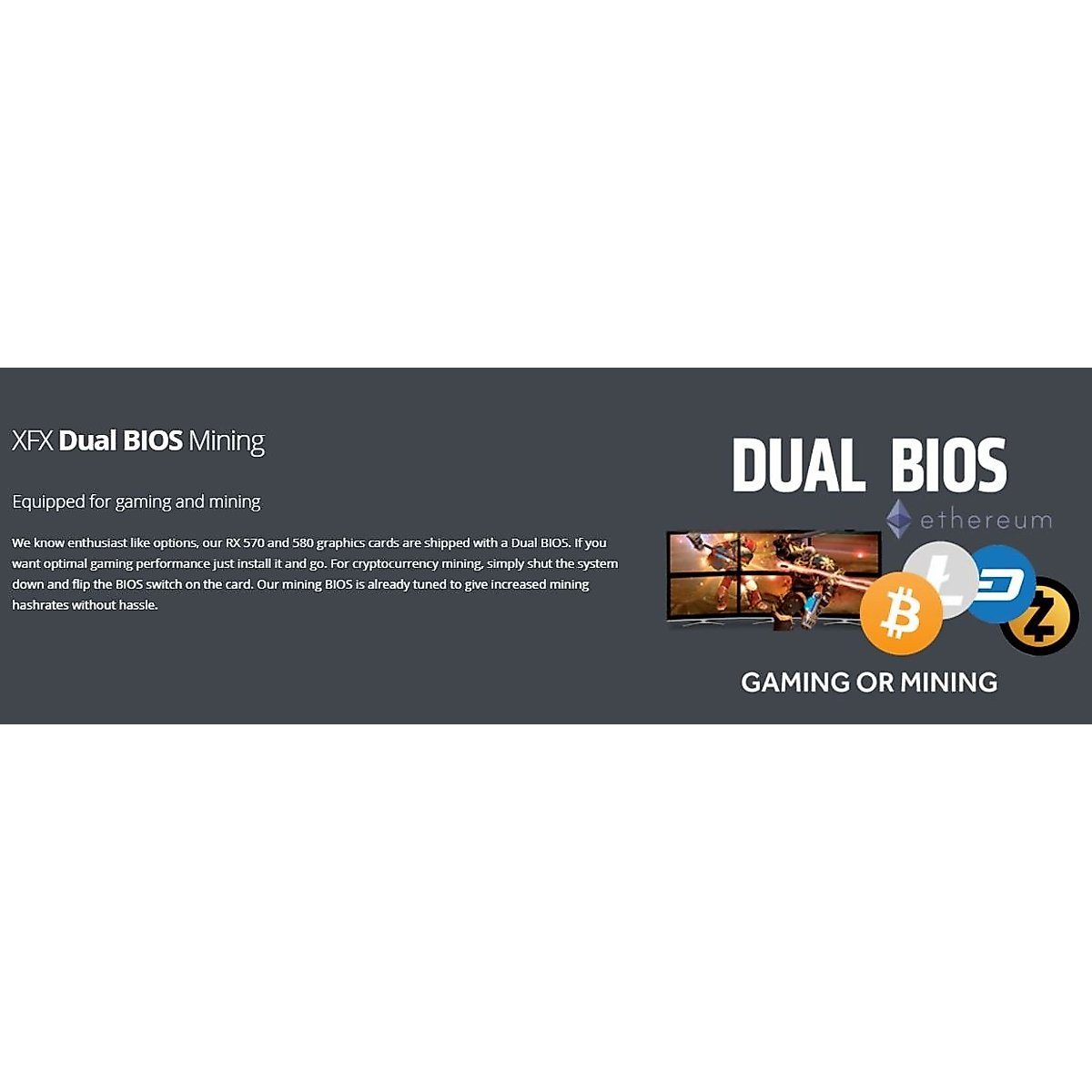 XFX Radeon RX 580 GTS XXX Edition 1386MHz OC+, 8GB GDDR5, VR Ready, Dual BIOS, 3xDP HDMI DVI, AMD Graphics Card (RX-580P8DFD6) (Renewed)