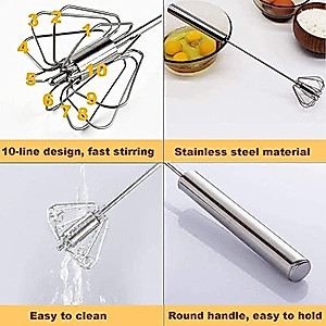 G-ZQ Stainless Steel Hand Mixi - Handy churner/Hand Valona/Hand Churner/Lassi Maker/Butter Milk/Milk Shake/Tadakaa Daal/Cocktail/Sarabat Maker/Cold Coffe at Home (1pcs)