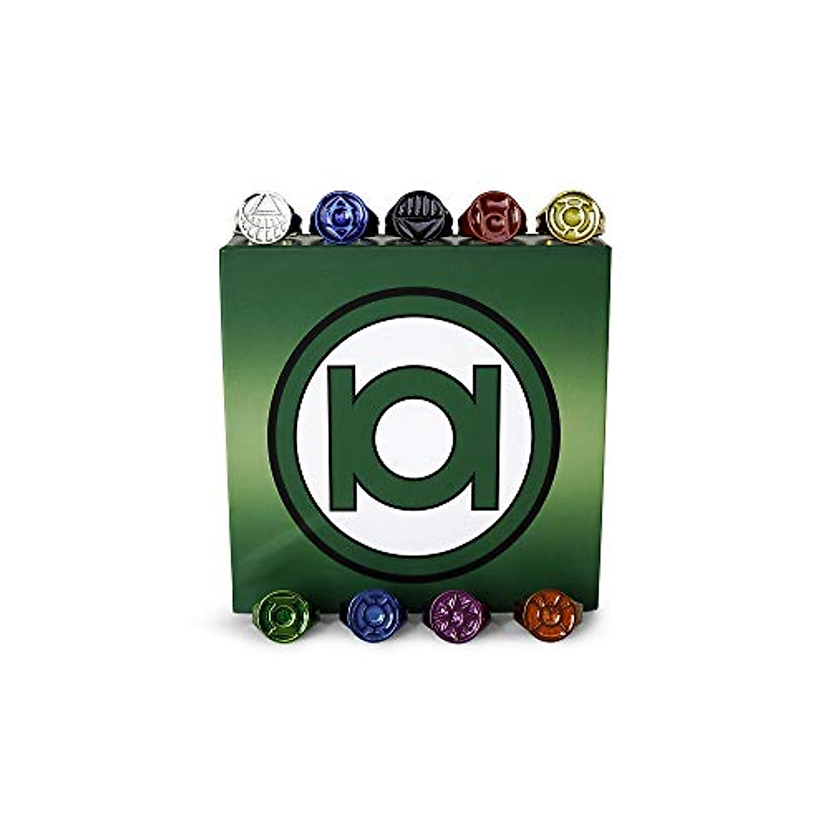 SalesOne LLC DC Comics Green Lantern Power Rings | Lantern Corps Power Rings | 9-Ring Set