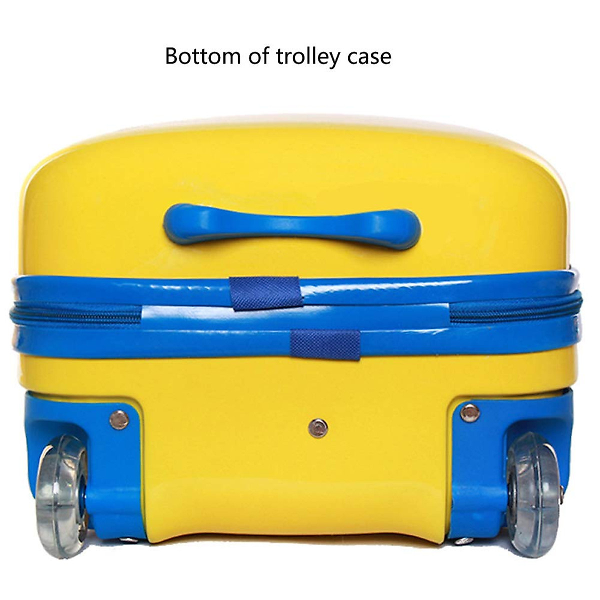 CUSALBOY Frozen 16 Inch Luggage Hard Side Spinner Suitcase Carry on Luggage Rolling (blue spider)