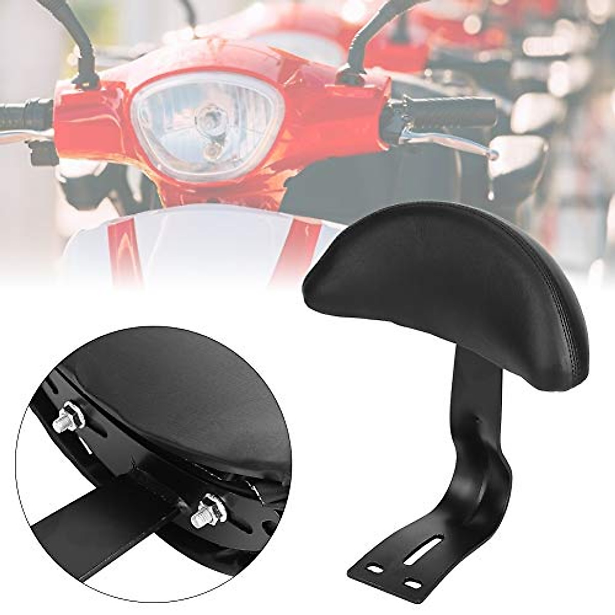 VGEBY1 Universal Bike Backrest Cushion Backrest Backrest Rack Replacement for Bike Electric Bicycle Motorcycle