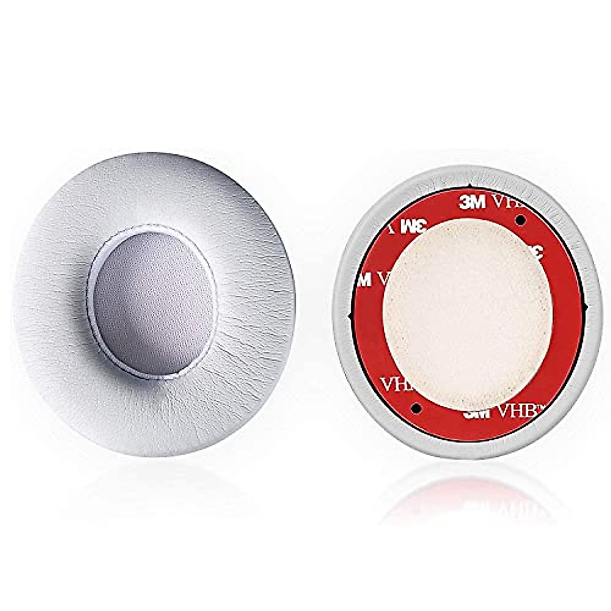 Solo 2 Wired Replacement Earpads - CONVELIFE Ear Cushion Pads with Protein Leather Memory Foam Compatible for Beats by Dr. Dre Solo2 Wired On-Ear Headphones (NOT FIT Solo 2/3 Wireless) (White)