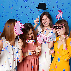 35Pcs Photo Booth Props for Birthday Weddings Graduation,Music Lyrics Themed Party Photo Booth for Music Fans,Social Media Party Props for Photo Booth