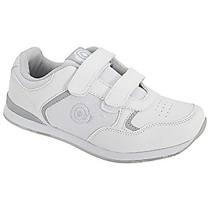 Dek Womens/Ladies Lady Skipper Touch Fastening Trainer-Style Bowling Shoes (8 US) (White)