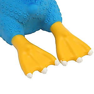Zerodis Squawking Latex Duck Dog Latex Duck Dog Toys Squeaky Duck Dog Toys Cute Funny Interactive Bite Resistant Squeaky Duck Dog Toys for Dogs Puppies Latex Duck Dog Toys