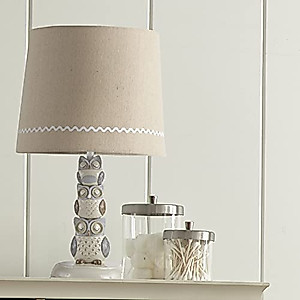 Levtex Baby - Night Owl Table Lamp and Shade - Owl Base with Tan Canvas Shade Lamp - Nursery Accessories - Measurements: 22 in. high and 6 in. Diameter