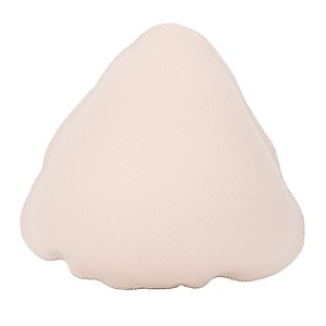 AMONIDA Foam Breast Forms, Breathable Pressure Relief Sponge Bra Inserts for Breast Cancer for Female Breast Surgery for Mastectomy Women (L)