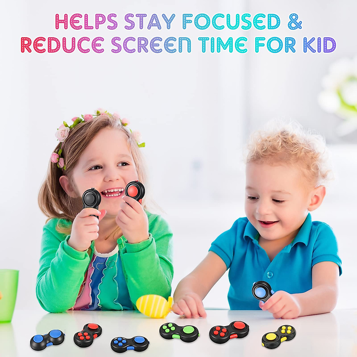 30 Pcs Pad Mini Handheld Game Controller Toy 8 Functions Clicker Classic Controller Game Pad for Adult Teens Anxiety and Stress Relief(Simple Style)