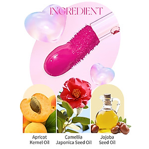 HOLIKA HOLIKA Heart Crush Bare Glaze Tint - K-Beauty Girlish & Juicy Color Lip Tint with Moisture Essence, Long-Lasting Moisture & High Shine, 0.1 fl.oz. (05 SWISH)