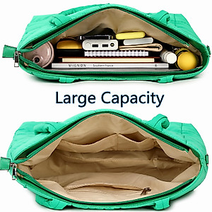 LEDAOU Women's Tote Bag with Zipper - Crossbody, Shoulder, Hobo & Messenger Bag Styles