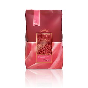Italwax Rose - 1kg / 2.2lb - Hard wax beads for hair removal - Natural formulation ideal for all skin type - Unscented - Recommended for Bikini Area and Armpits