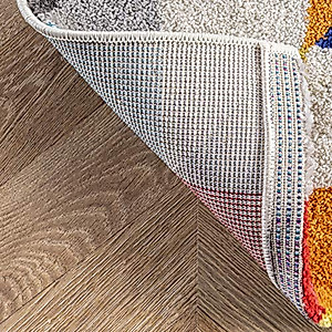 nuLOOM Triangle Geometric Area Rug, 5' x 8', Multi