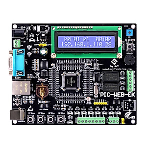 PIC Ethernet Development Board PIC-Web-EK for PIC18F97J60 Web Server Controller