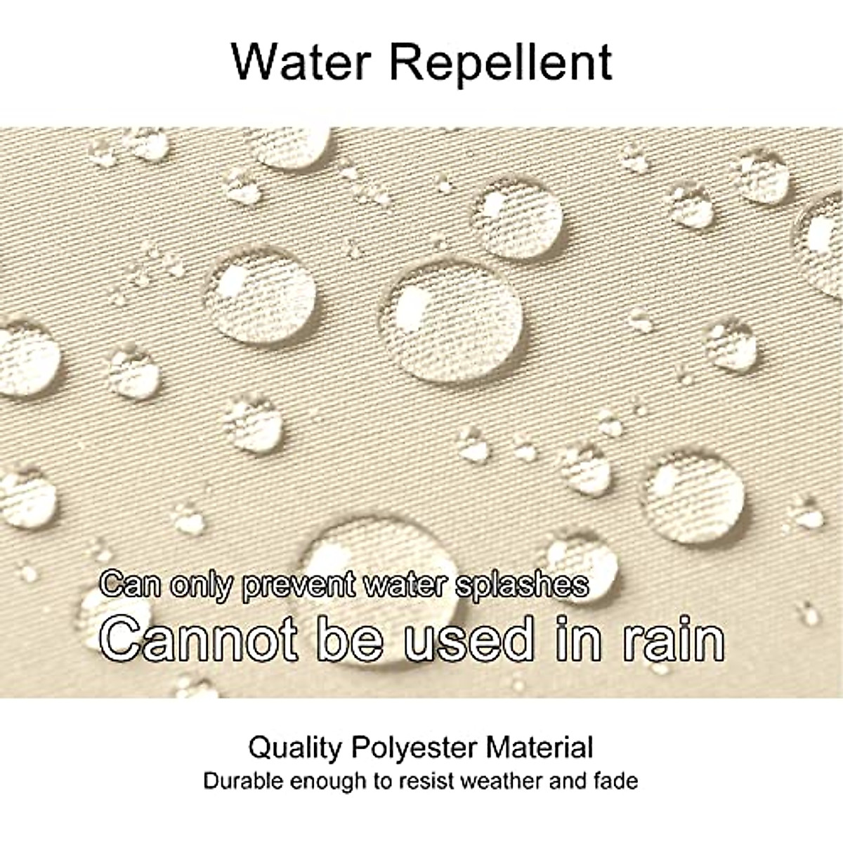 LOVTEX Tufted Bench Cushions for Outdoor Furniture Waterproof, 44 x 19 inches Patio Swing Cushions Beige - Overstuffed Indoor/Outdoor Loveseat Cushions with Round Corner