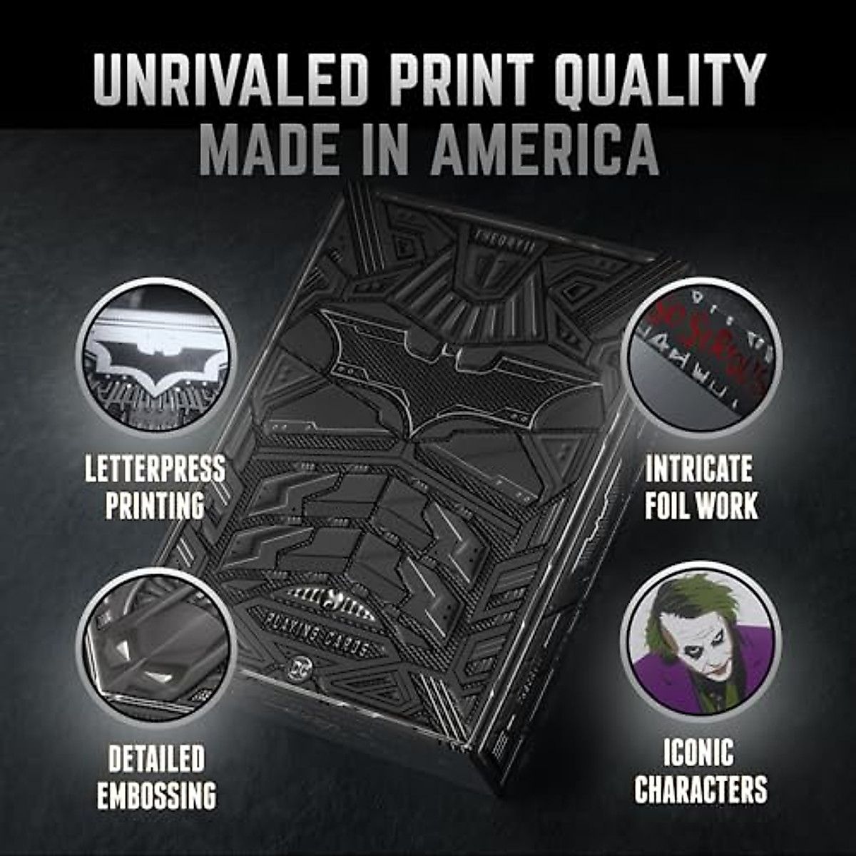 theory11 The Dark Knight Trilogy Premium Playing Cards - Officially Licensed Batman Theme Deck