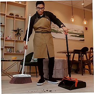 HONMEET Cleaning Broom Cleaning Supply Outdoor Broom Lawn Sweeper Broom Indoor Ladlebroom Floor Sweeper Broom Home Cleaning Equipment Thick Broom Sweeping Tool Brooms Pet Stainless Steel