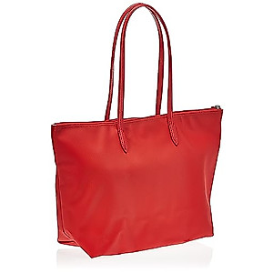 Lacoste womens L.12.12 Tote Bag, High Risk Red, One Size