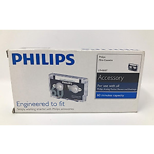 Philips LFH0007 10 Pack 60-Minute Mini Cassette Tape - 10-Pack