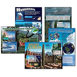 Brand: Mark Twain Media Carson Dellosa Mark Twain Science: Extreme Climates and Weather Bulletin Board Set (410022)