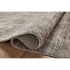 LOLOI Jean Stoffer Katherine Collection KES-04 Pebble/Ocean 7'-10'' x 10' Area Rug