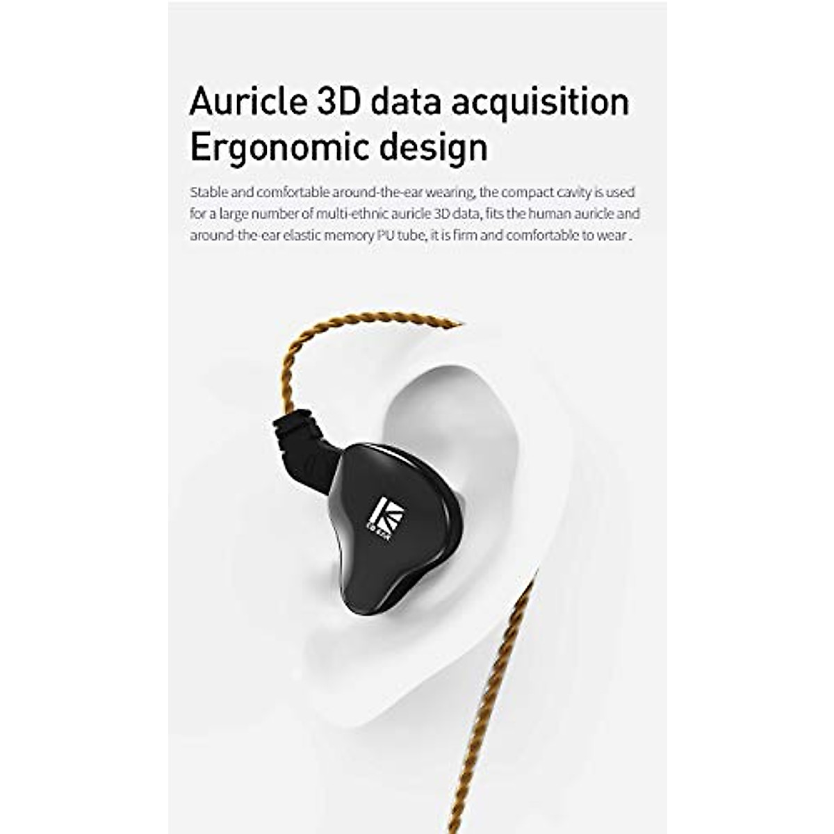 Kbear KS2 in Ear Monitor Wired Earbuds IEM Stereo Bass Earphone, HiFi Headphones Noise Cancelling 1BA 1DD High Resolution Headsets with Detachable Cable for Running Walking Stage (Without Mic, Green)