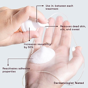 Dermaclara Silicone Facial Patches - Anti-Wrinkle Face Patches for Frown, Smile Lines & Forehead, Reusable Overnight Silicone Wrinkle Pads, Up to 30 Uses - 4 Under Eye Patches & 1 Forehead Patch