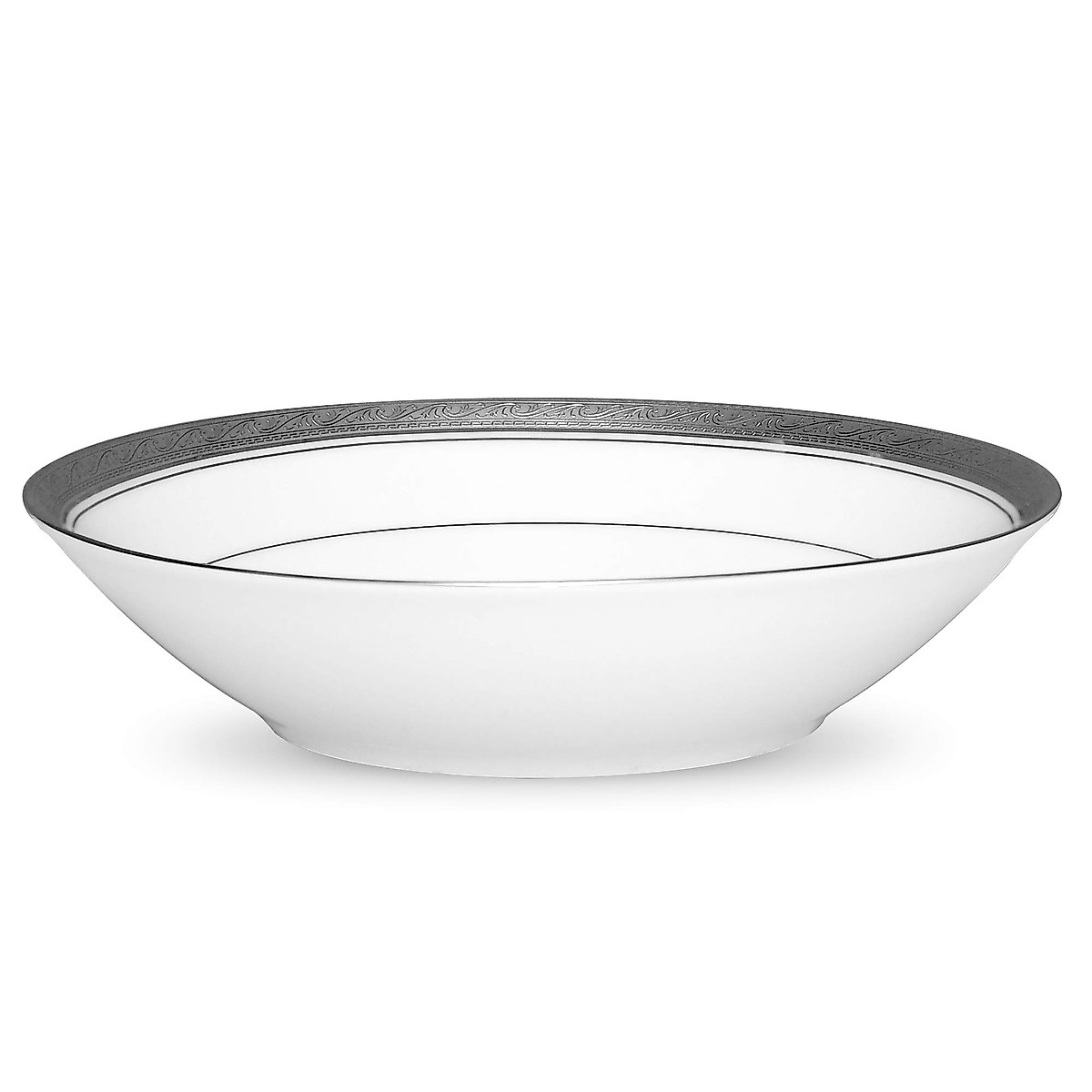 Noritake Crestwood Platinum Soup Bowls, Set of 4, 12 oz, Multicolor