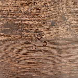 Yifely Brown Wood Grain Drawer Covering Paper Self Adhesive Shelf Liner Table Door Sticker 17.7 Inch by 9.8 Feet