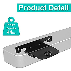 Loyeen Pair Wall Mounting Bracket for LG Sound bar for SP9YA SP8YA SNC4R SH2 SH4 SH7 SPH2B-P SPH5B-W NB3540 NB554 S54A1-D NB5540 NB4540 S44A1-D NB4540 NB4540 NB5542 NB4542 LAS551H S55A1-D with Screws