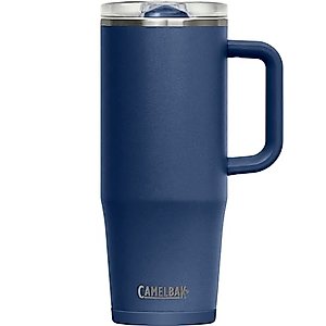 CamelBak Thrive Leak-Proof 32 oz Stainless Steel Mug for Travel, Coffee, Tea, Hot Beverages - Spill Proof Cup-holder, Navy