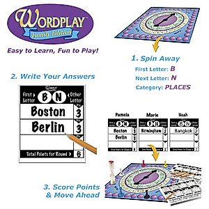 Wordplay – The Ultimate Fast-Paced Word Challenge Board Game for Family & Friends – Adult & Family Game Night Fun