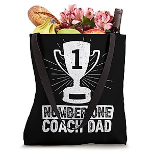 Number One Coach Dad Coach Daddy Tote Bag