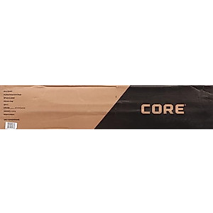 CORE 40021 Equipment Folding Padded Hard Arm Chair with Carry Bag, steel, polyester, Gray